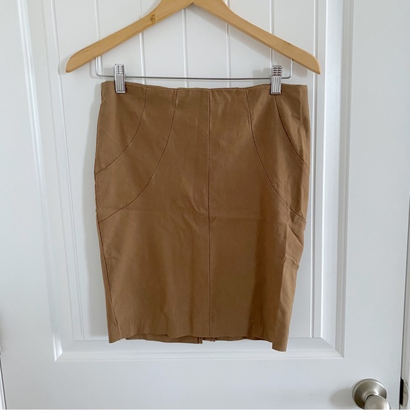 Skirts | Camel Colored Pencil Skirt | Poshmark